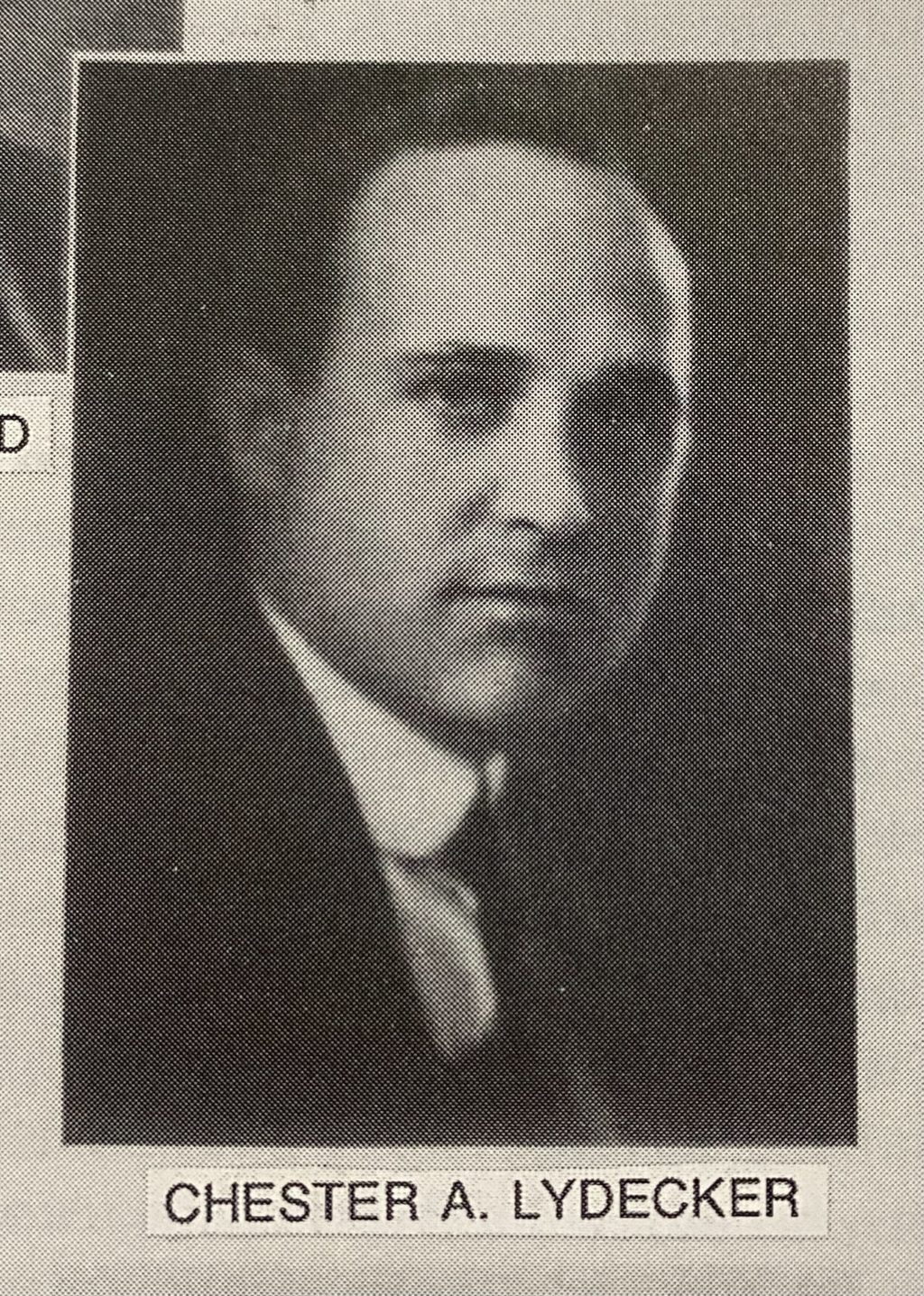 Chester A. Lydecker - Zeta Psi Fraternity