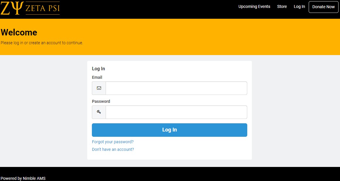 Convention Registration on MyZete - Zeta Psi Fraternity